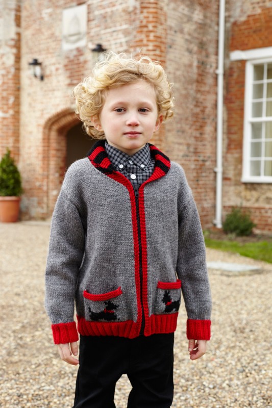 Scottie dog jacket | Jeu de mailles